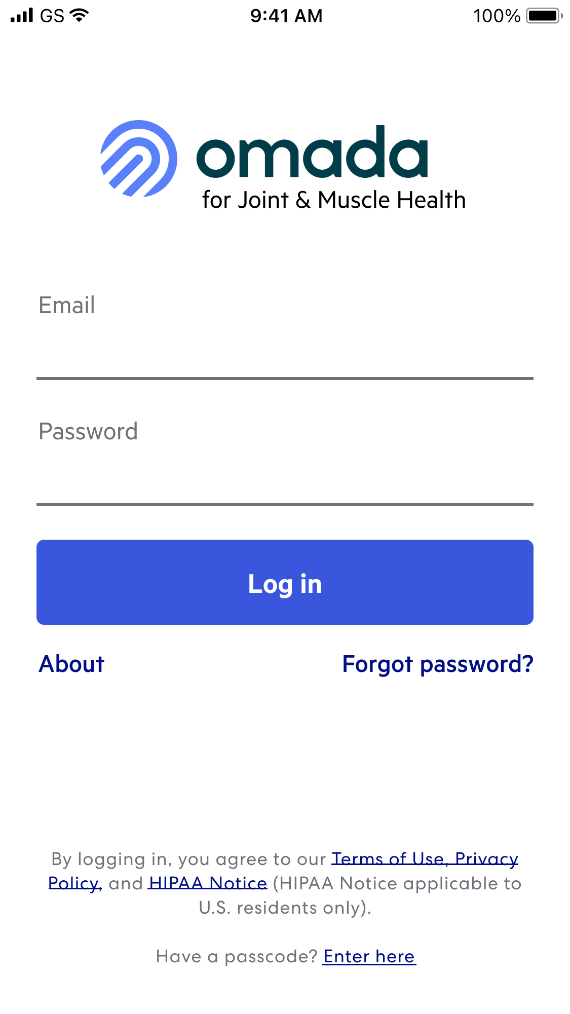 Logging in to your Omada Joint and Muscle Health account – Omada Health