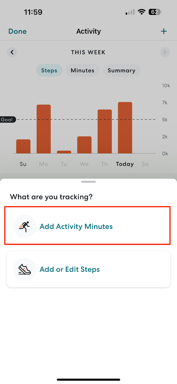 For iOS: How do I track my activity on the mobile app? – Omada Health